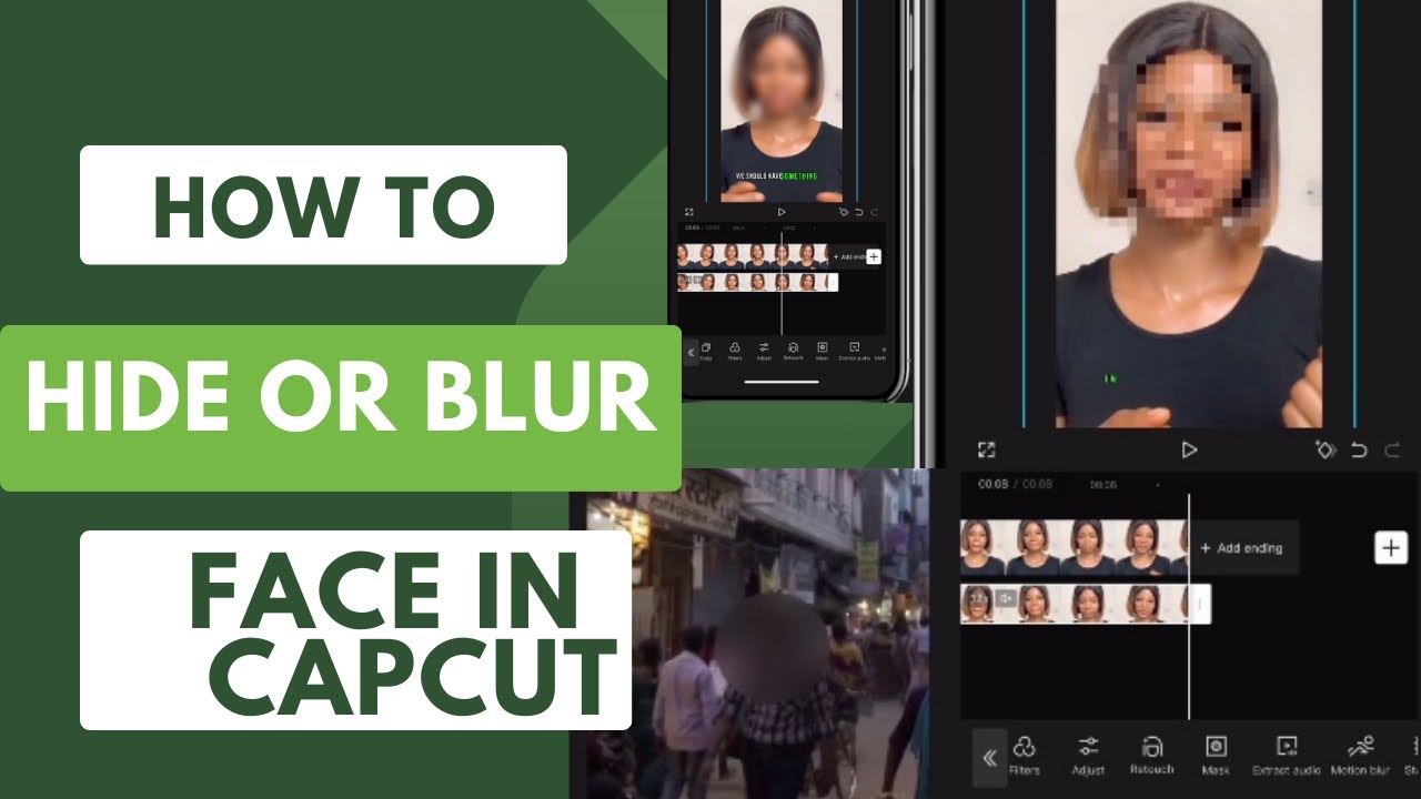 How To Blur Or Hide Face In Capcut - YouTube