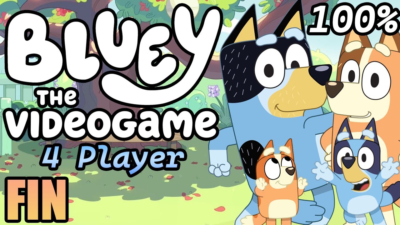 Bluey The Videogame (4 Player) 100% Part 4 Finale: The Beach - YouTube