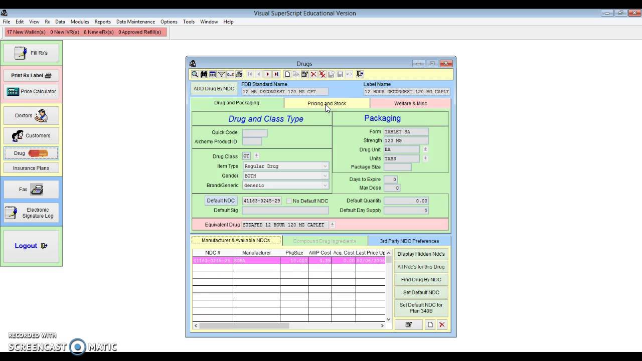 Pharmacy Software - Week Three Presentation - YouTube