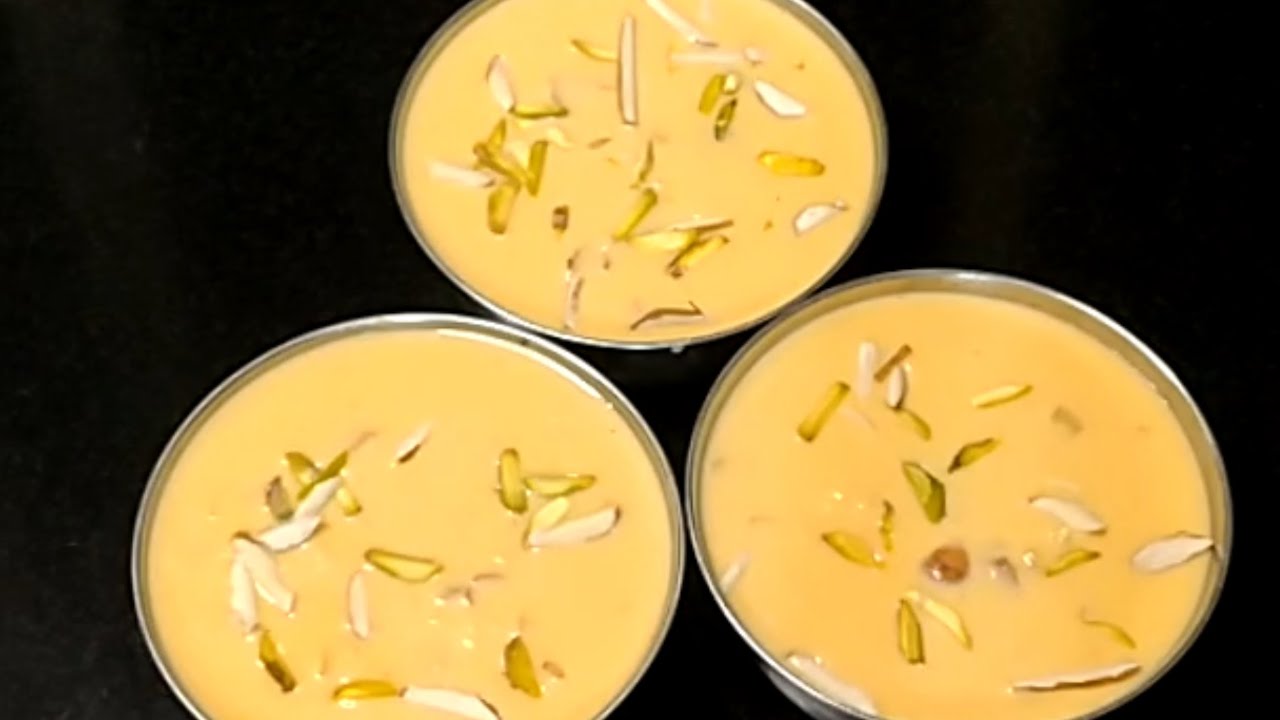 परतदार बासुदीं रेसिपी | How To Make Basundi Sweet |Kesar Basundi Recipe ...