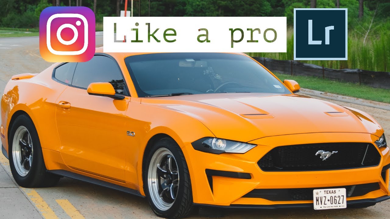 HOW TO TAKE AND EDIT PICTURES FOR YOUR CAR INSTAGRAM PAGE - YouTube
