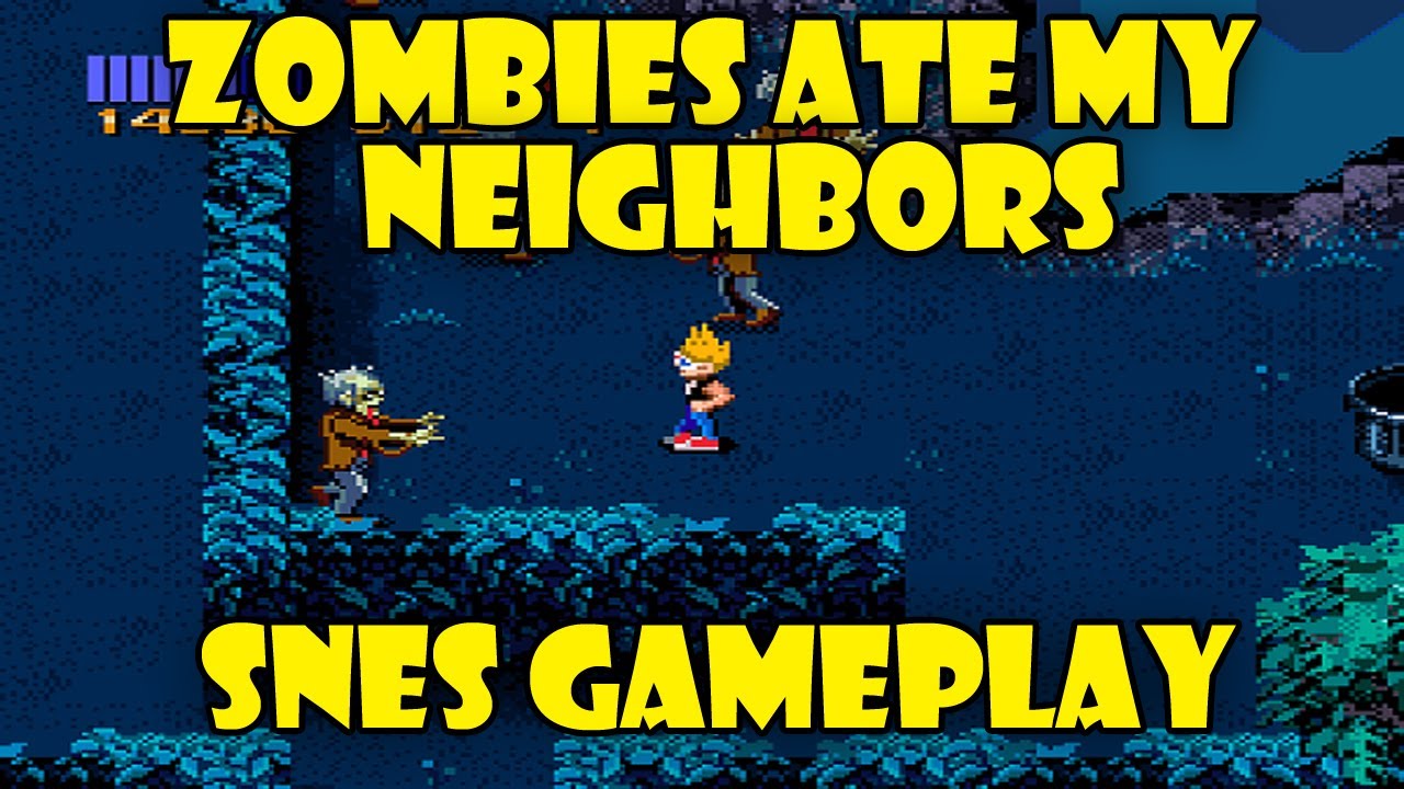 Zombies Ate My Neighbors Super Nintendo (SNES) gameplay. - YouTube