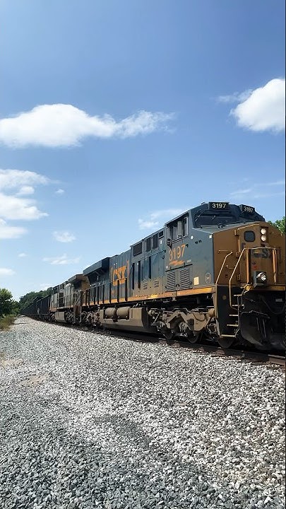 CSX B158 Empty Coke Express Train from Creston, Ohio 7/7/2023 - YouTube