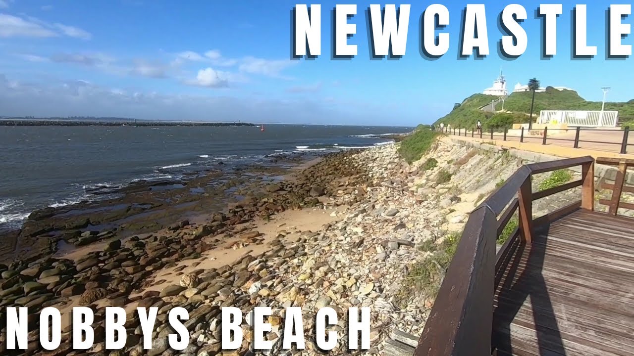 Walking On Nobbys Beach | Newcastle, NSW Australia 2022 - YouTube