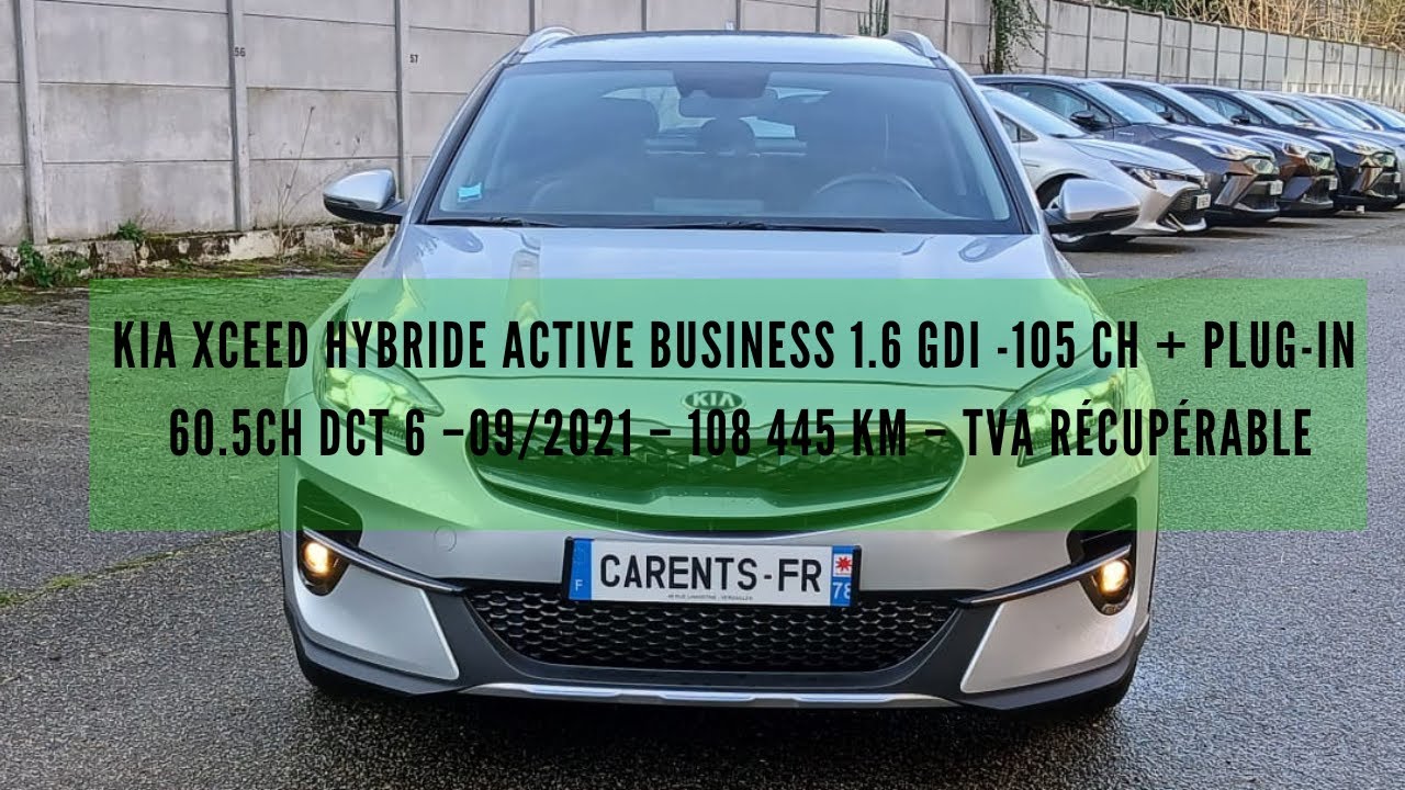 KIA XCEED Hybride ACTIVE BUSINESS 1.6 GDI -105 CH 09/2021 108445 km TVA ...