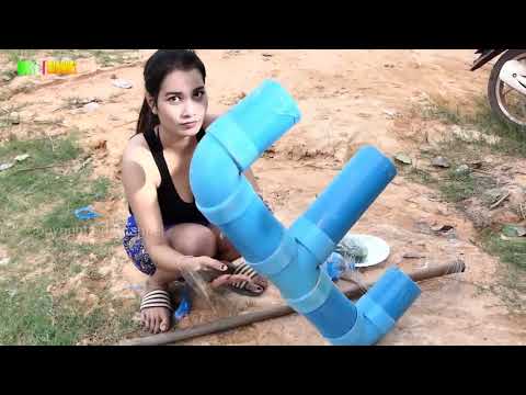 Beautiful Girl Fish | Amazing Fishing At Battambang | How To Catch Fish Using