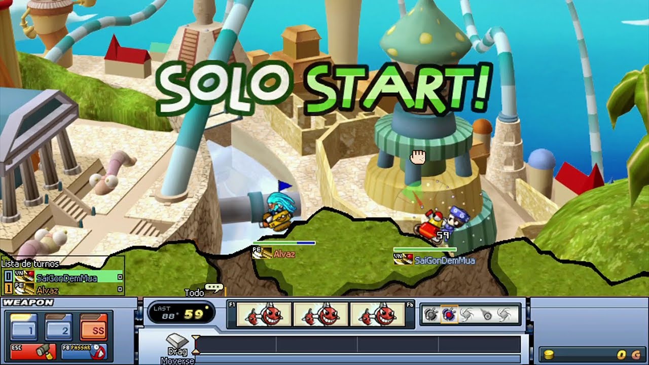 Gunbound Classic : RAON vs A.SATE - YouTube