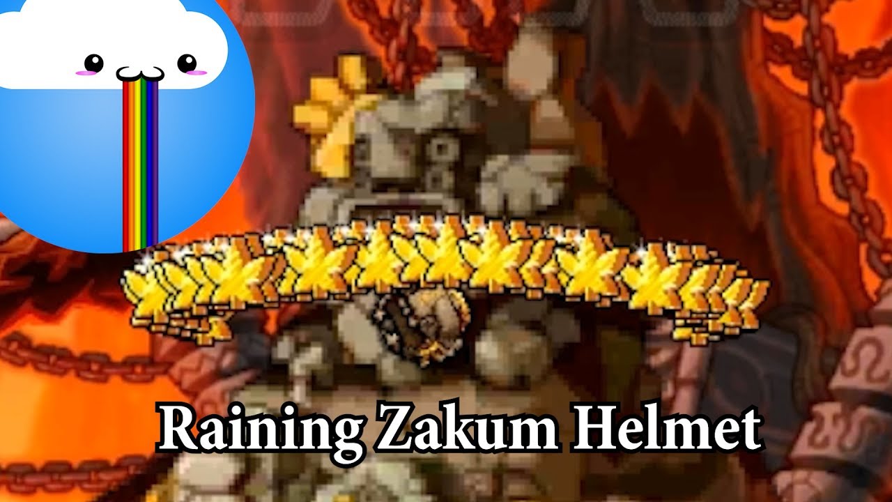 Its Raining Zakum Helmet Guys! Third Helmet Already! [Maple Story M ...