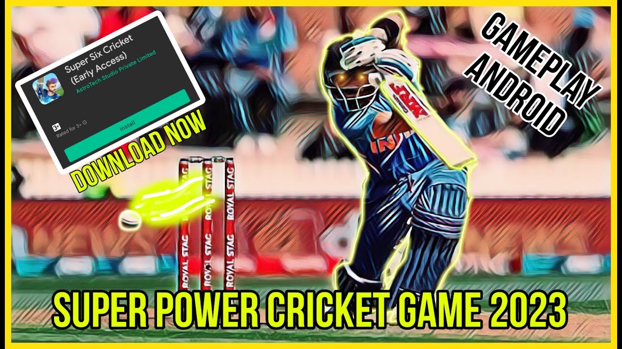 Super Power Cricket Game | Super Six Cricket Android Gameplay | Hindi ...