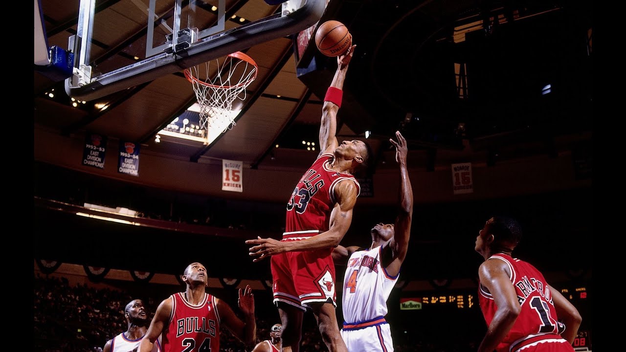 NBA Playoffs: New York Knicks - Chicago Bulls 1994 ECSF Partido 1 - YouTube