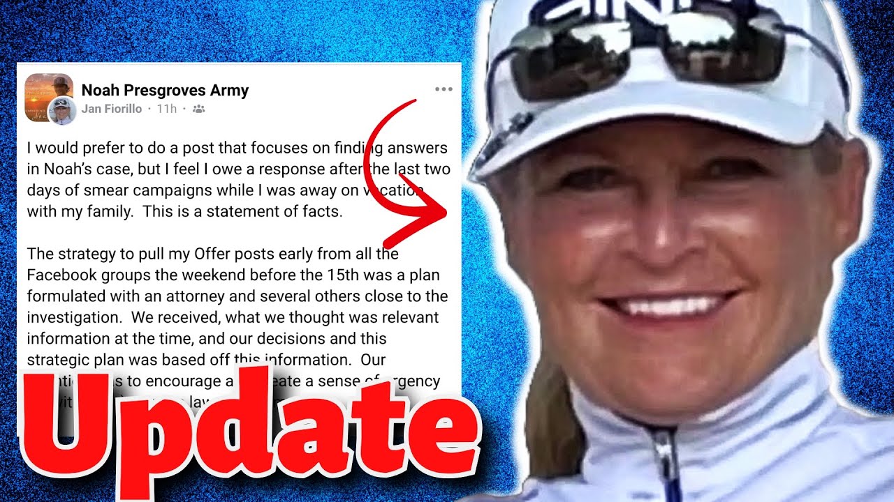 Jan F Strong Statement Amidst Bold Claims #noahpresgrove - YouTube