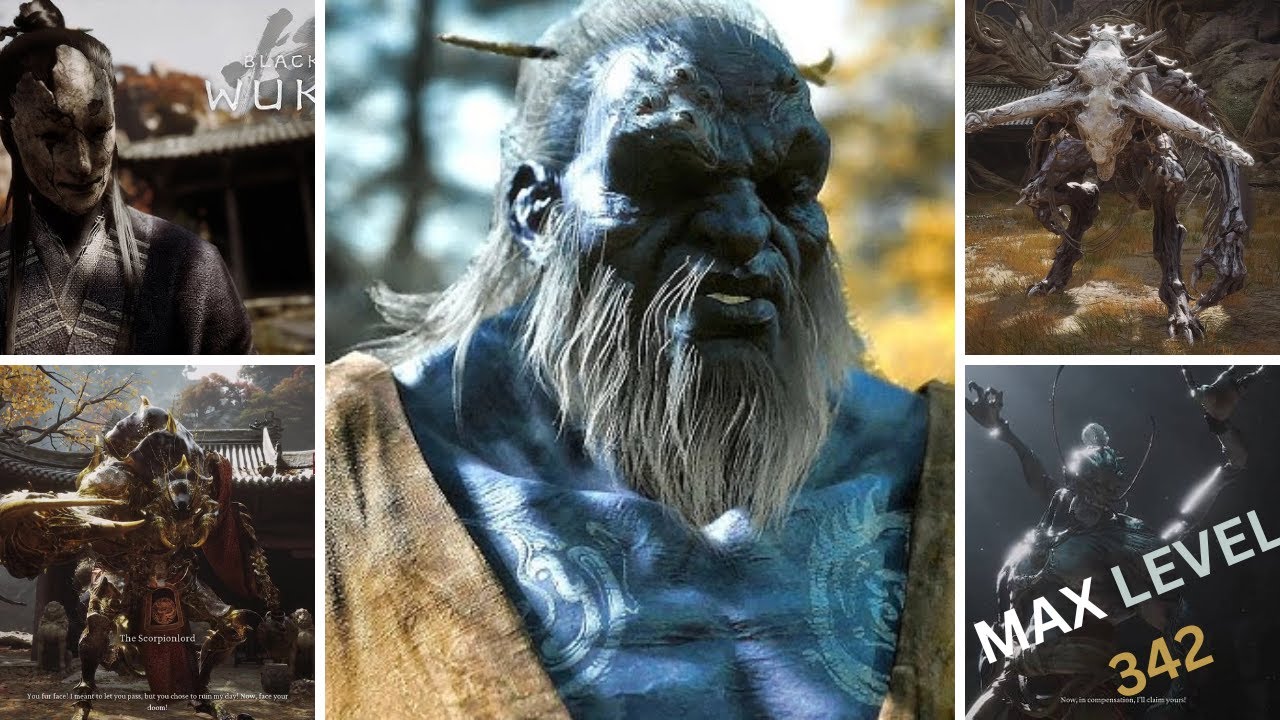 Black Myth: Wukong Max Level 342 vs. Bosses in Chapter 4 NG++++ - YouTube