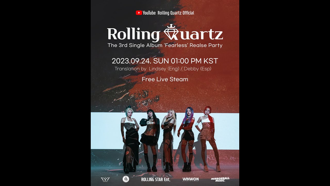 Rolling Quartz 롤링쿼츠 The 3rd Single Fearless Release Party - YouTube