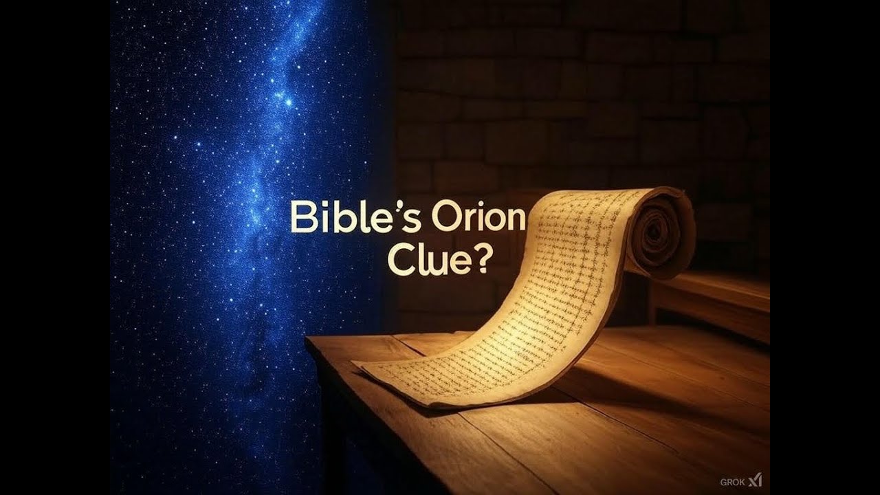 Bible's Orion CLUE: Stars Moving? - YouTube