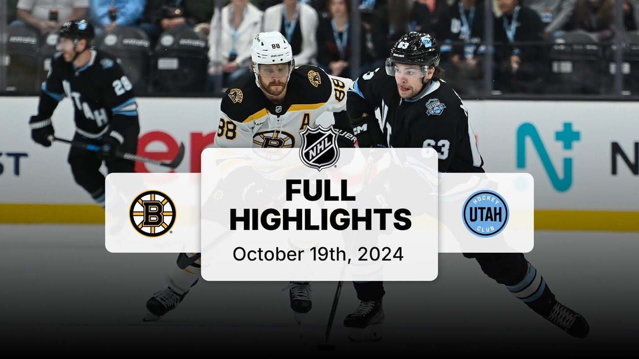 Bruins at Utah Hockey Club | October 19, 2024 | NHL Full Game ...