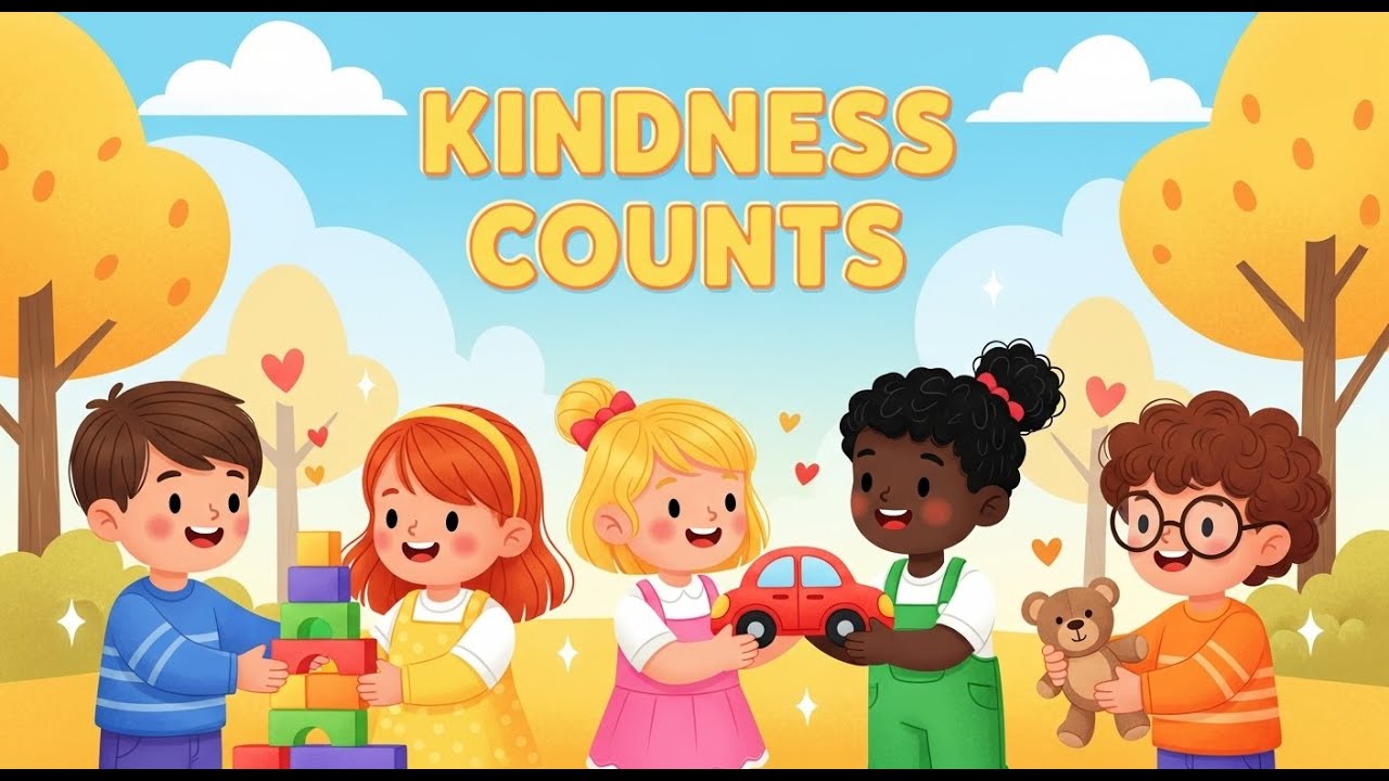 Kindness Counts 💛 | Teaching Kids to Be Kind | Happy Tales & Tunes ...