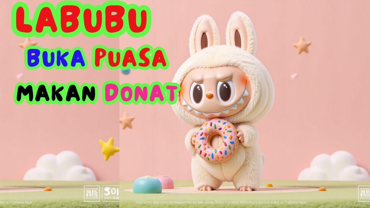 🍩 LABUBU – BUKA PUASA MAKAN DONAT, OH ENAKNYA! 🌙 | LAGU ANAK CERIA ...