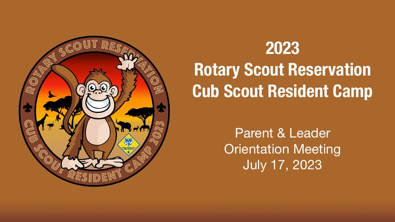 Pre Camp Orientation: Cub Scout Resident Camp 2023 - YouTube