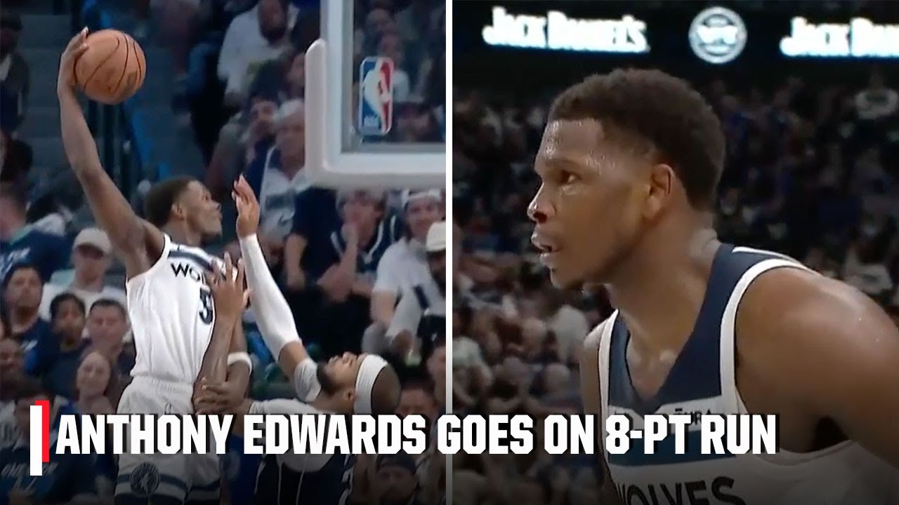 ANT MAN CHANNELS HIS INNER MJ with huge slam in Game 3 💪 | NBA on ESPN ...