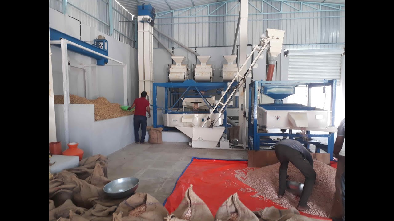 GROUNDNUT PROCESSING PLANT / GROUNDNUT DECORTICATOR COMPLETE UNIT ...
