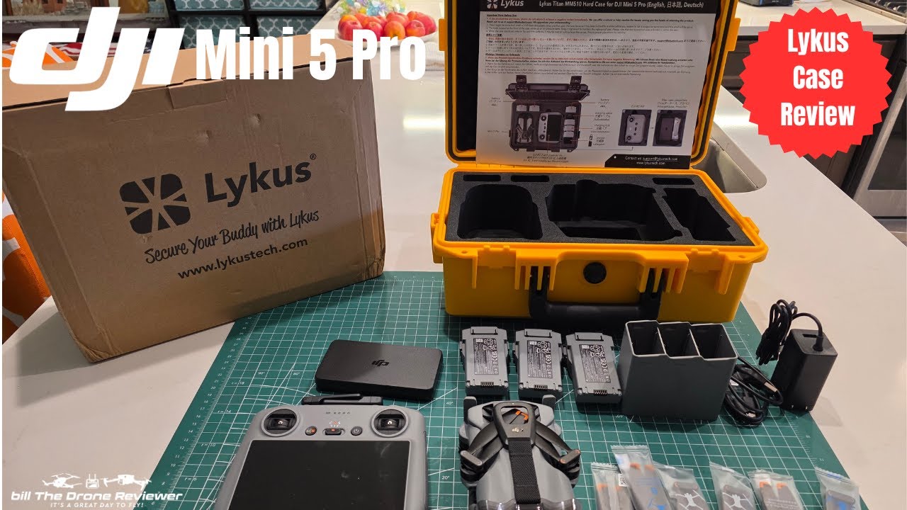 DJI Mini 5 Pro Lykus Case Review - YouTube