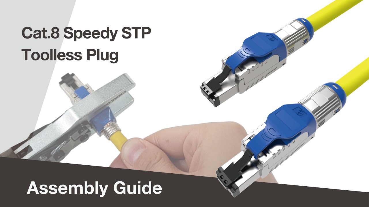 Mastering CAT8 Toolless Plug Assembly: A Beginner's Guide! - YouTube