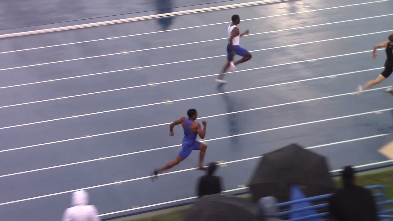 Dedric Vanover - Men's 200m - 2021 Tom Jones Invite - YouTube