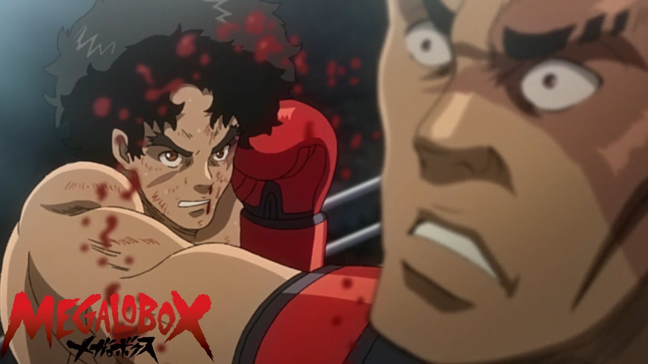 MEGALOBOX | Gearless Joe vs Aragaki Boxing Match Part 2 (English Dub ...