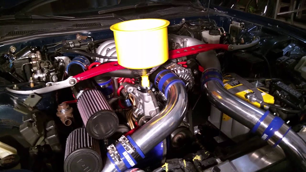 93 FD Rx7 Filling coolant - YouTube