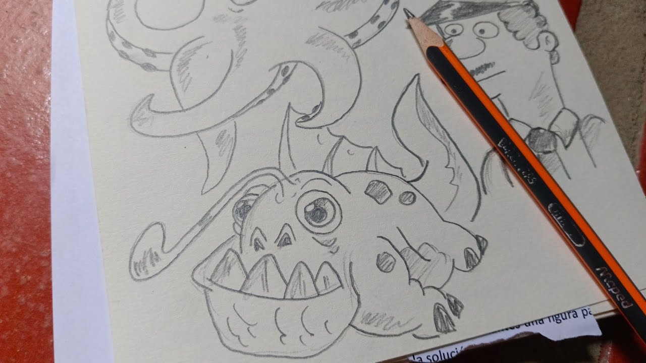 ASI DE FACIL SE DIBUJA UN MONSTRUO MARINO ? acá te enseño 😁😃 DIBUJOS ...