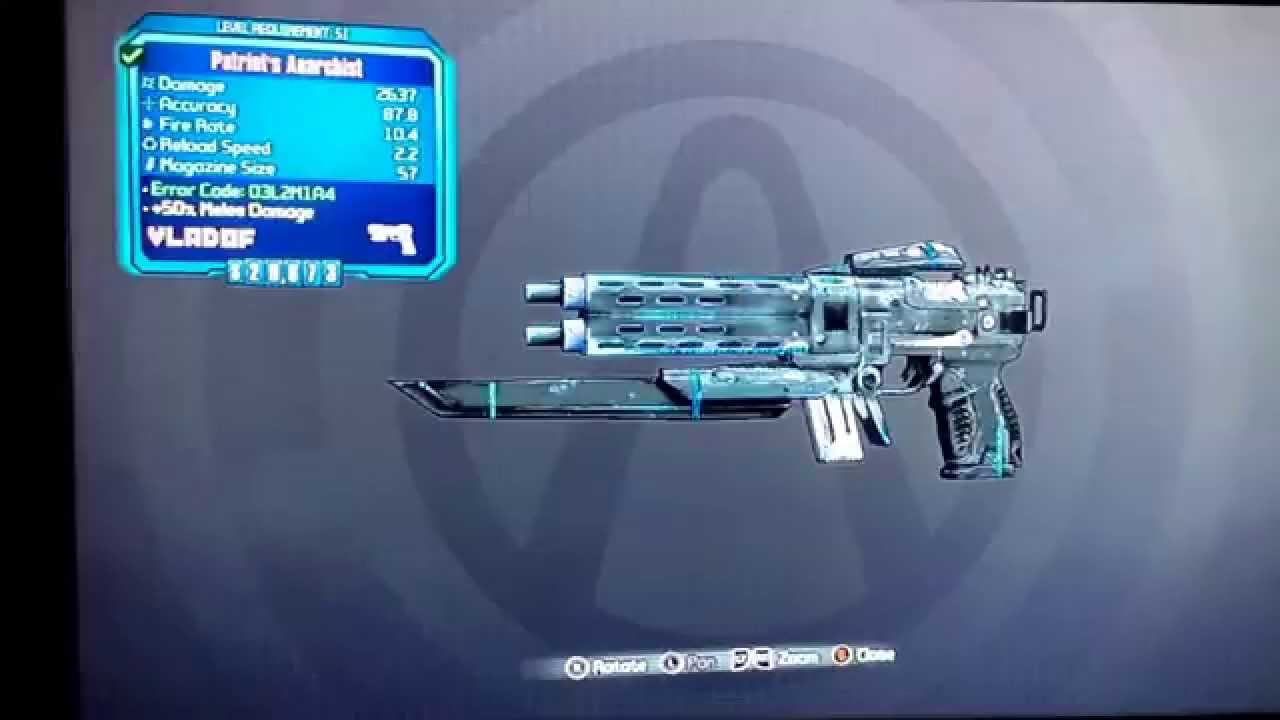 Borderlands The Pre Sequel Easter egg the infinity pistol - YouTube