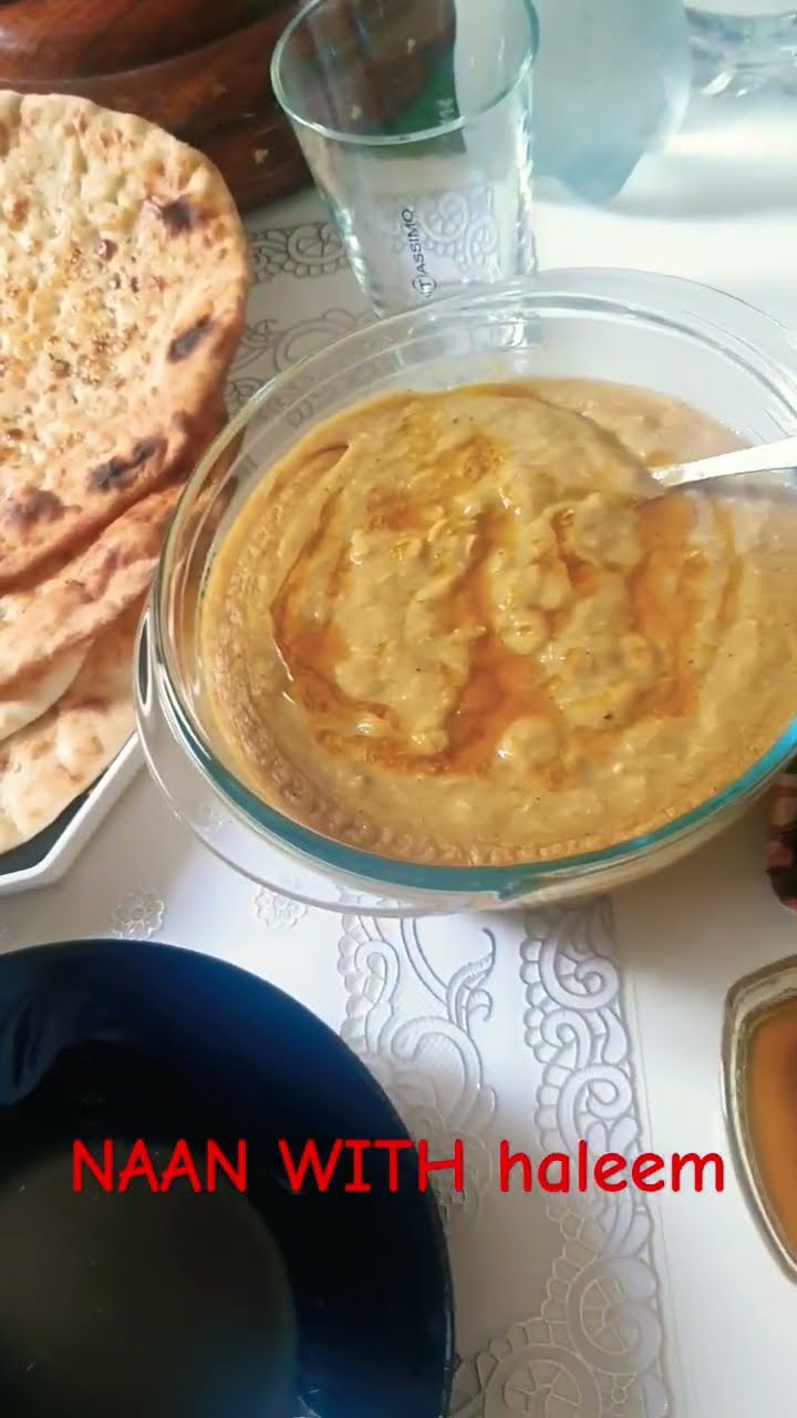 Home made NaN with Haleem #ytshorts #viralvideo #HaleemDaleem - YouTube