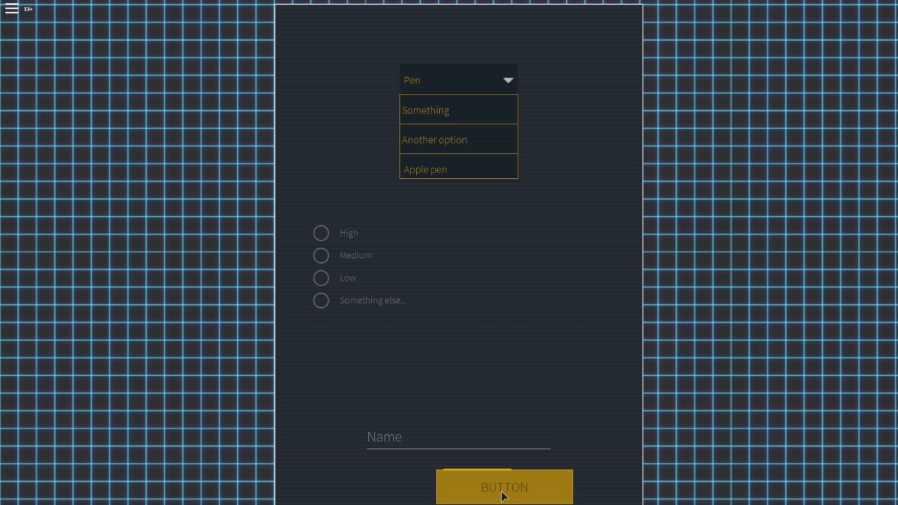 Sci-fi UI test in ROBLOX - YouTube