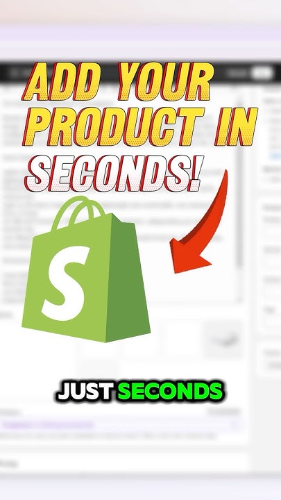 How to Add Your First Product to Shopify in 60 Seconds! | Quick & Easy Tutorial #shopify2025 ...