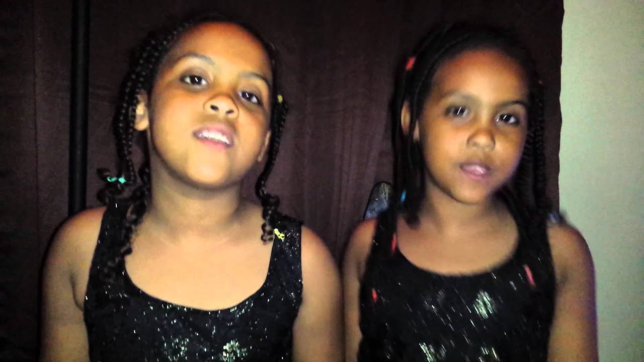 6 yr old twins singing Marinas Trench - YouTube