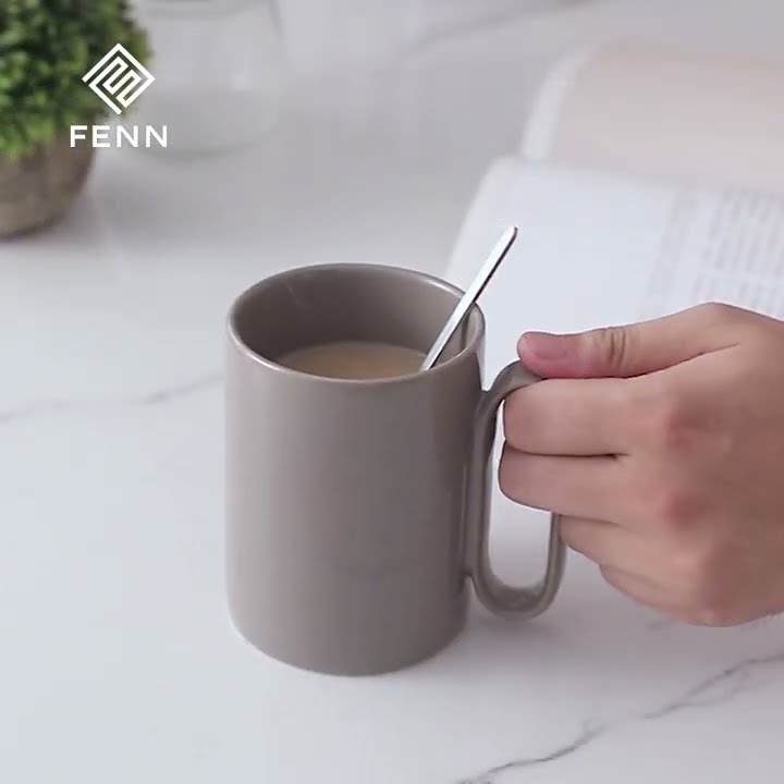 FENN Korean Style Glossy Colorful Ceramic Mug - YouTube