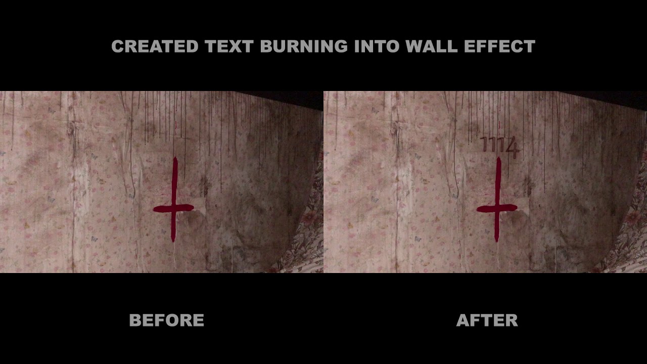 Burnt Wall Text Effect | VFX Compositing using Adobe After Effects ...