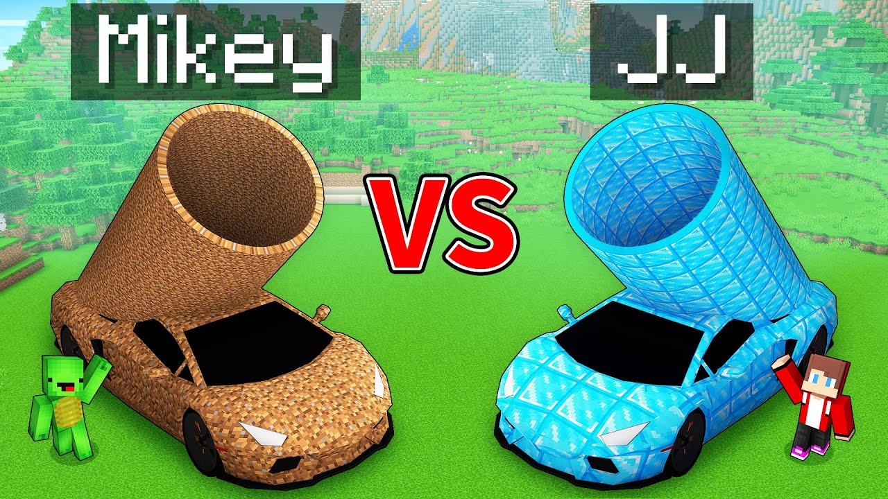 Mikey POOR vs JJ RICH Car Tunnel Survival Battle in Minecraft (Maizen) - YouTube