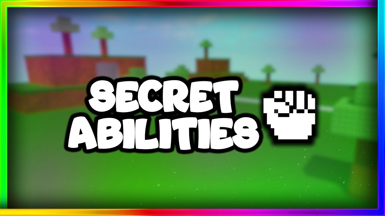 ALL SECRET ABILITIES IN ABILITY WARS 2023 | ROBLOX - YouTube