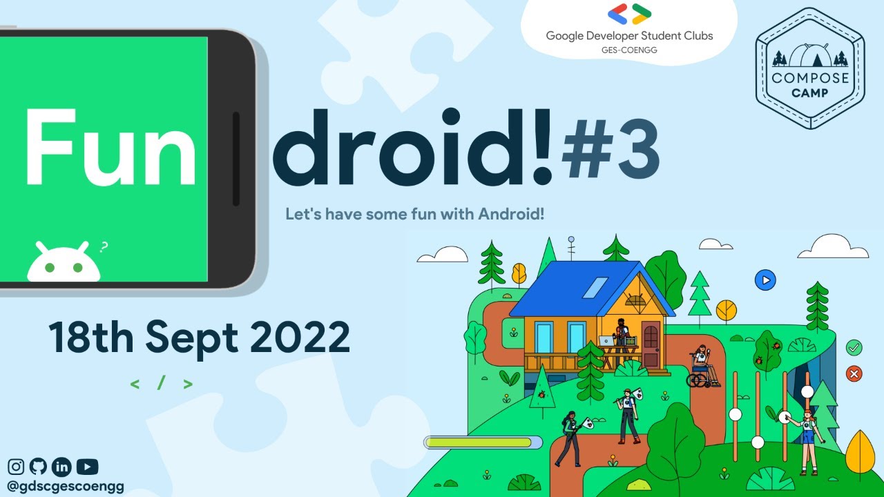 Fundroid | Compose Camp #3 | GDSC GES-COENGG - YouTube