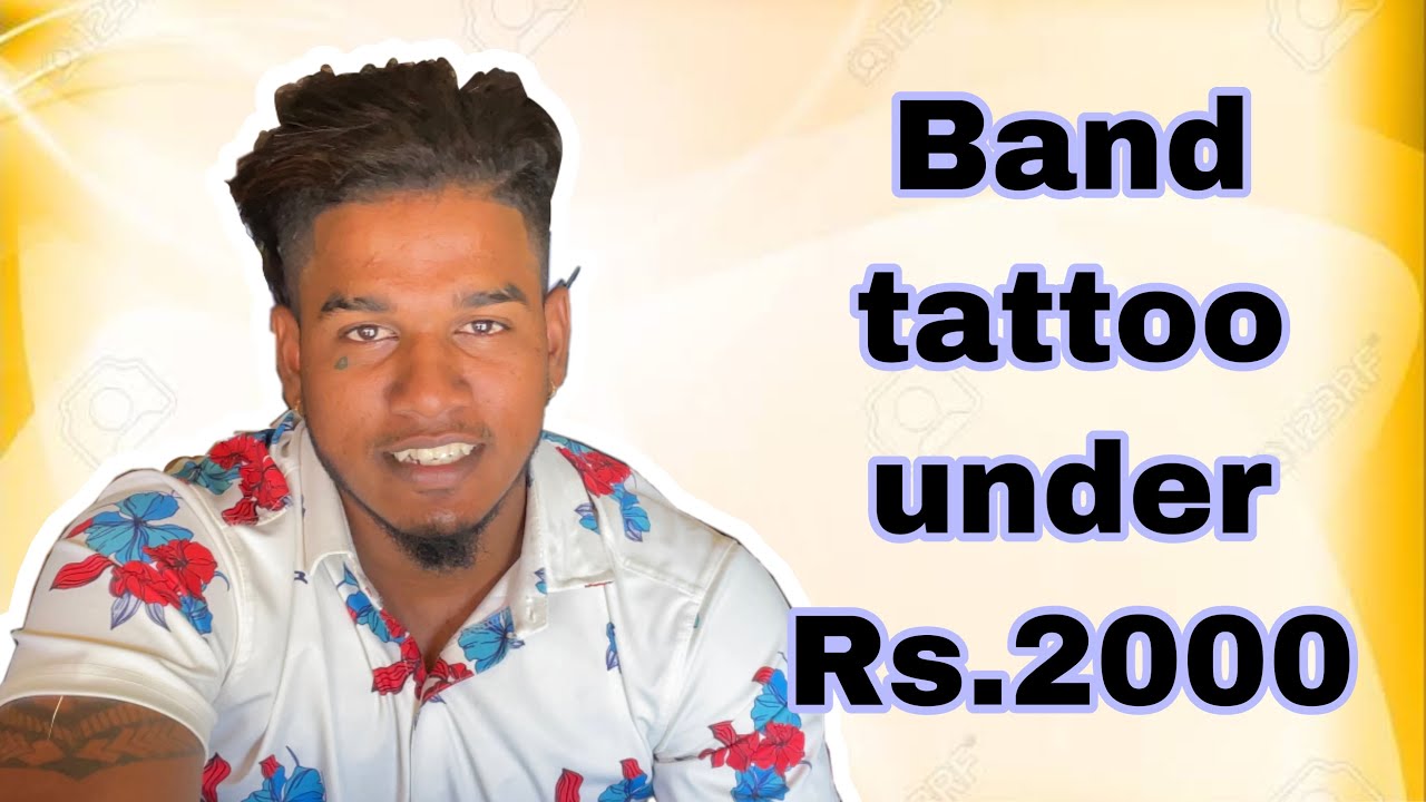 Band tattoo under 2000 rupees | மதுரை மாப்பிள்ளை களா😍 |trichy tattoo ...
