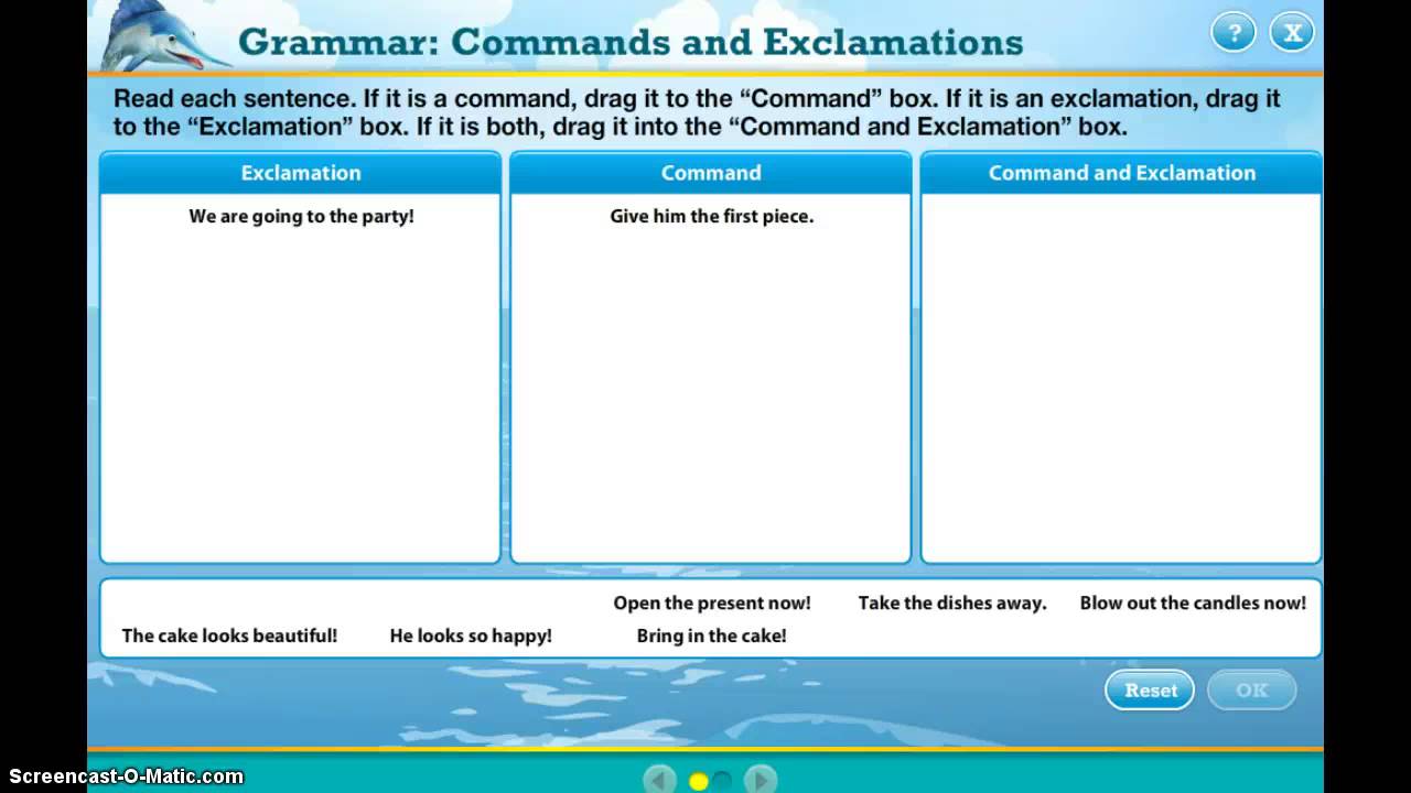 Commands and exclamations - YouTube