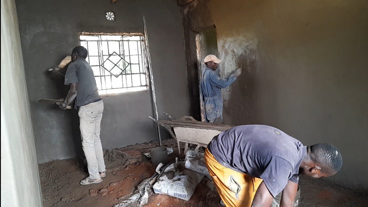INTERNAL WALL PLASTER COMPLETE 🙏🙏🙏 - YouTube
