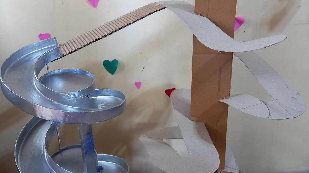 dev-dev's simple crafts is live! DIY Cardboard Spiral Car Ramp - YouTube