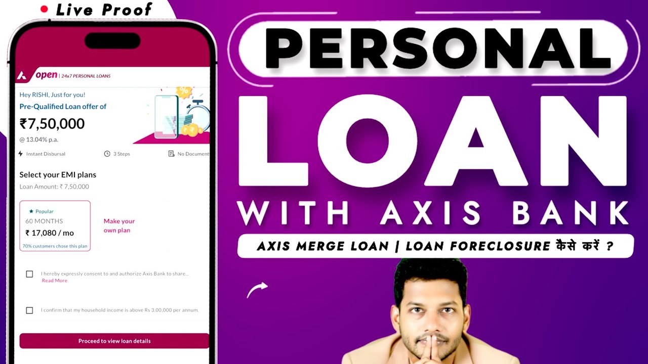 Axis Bank Personal Loan Process | Apply Step-by-Step Pre-Approved Loan ...