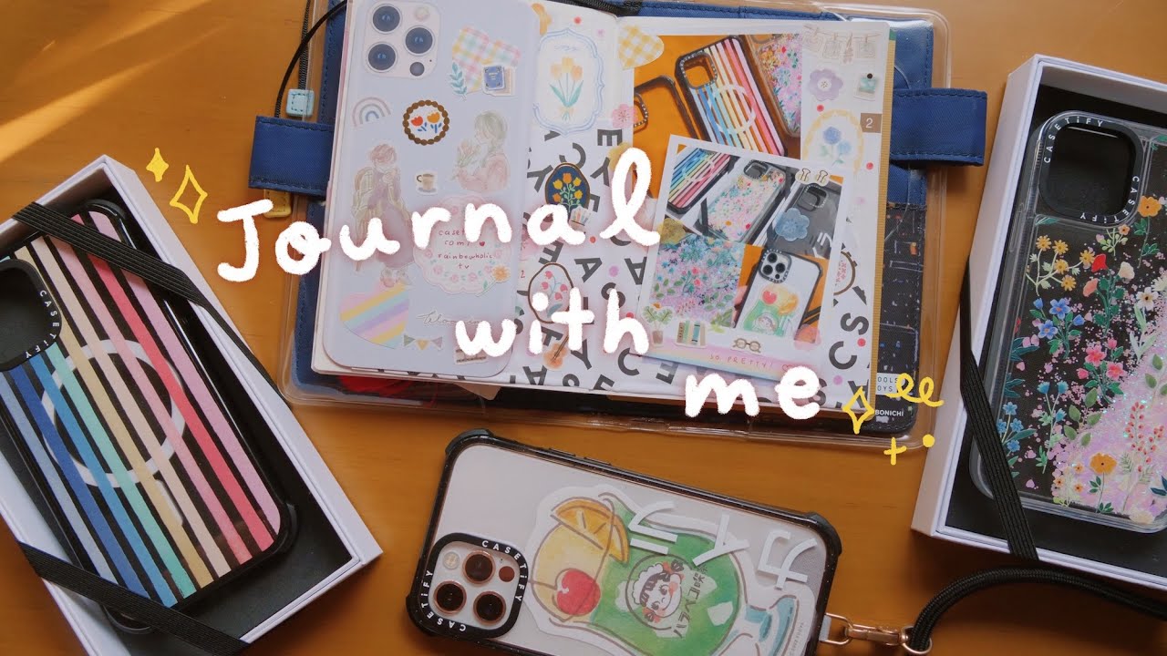 Journal With Me | Unboxing Cute & Aesthetic CASETiFY Phone Cases ...