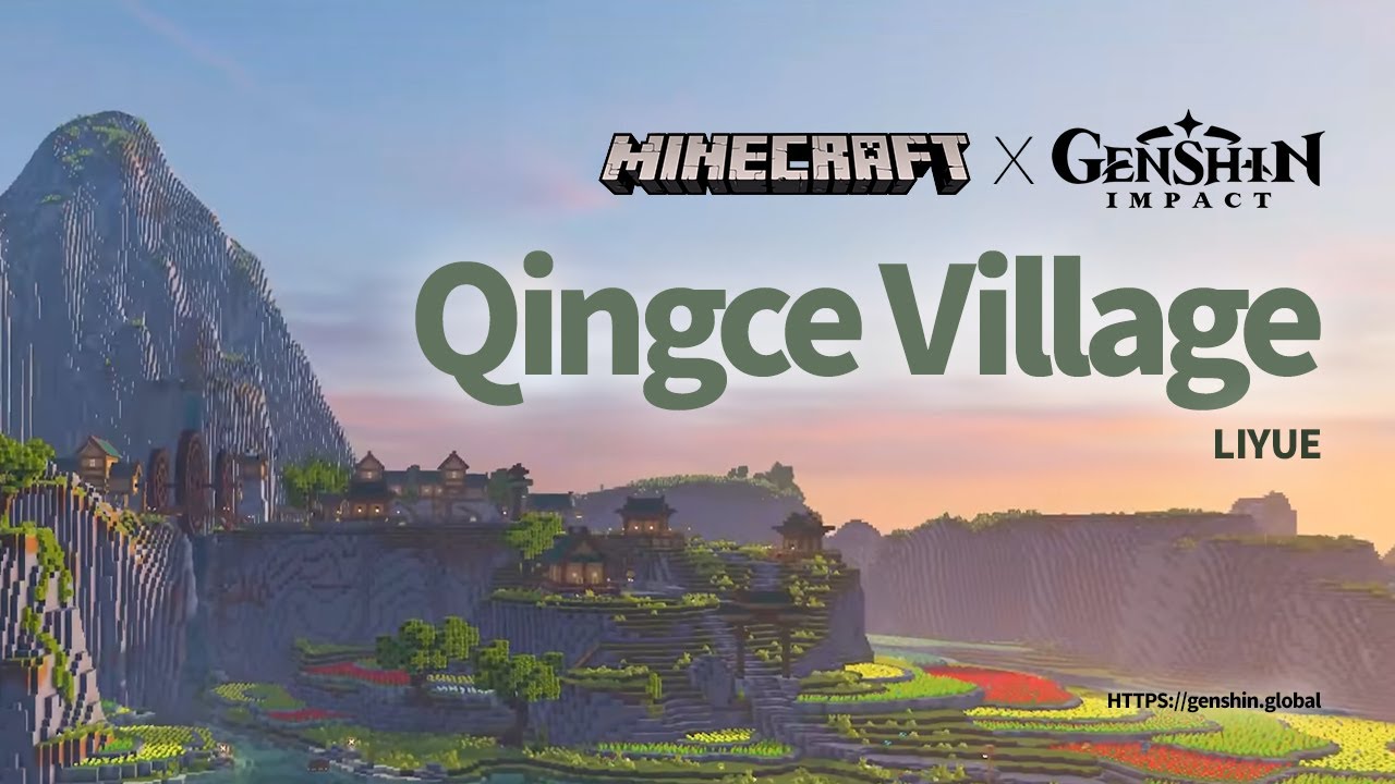 【Genshin x Minecraft】Genshin Fan Rebuilt Qingce Village of Liyue /原神 ...