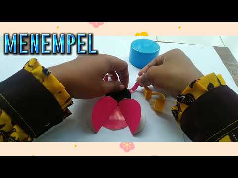 Kegiatan Menggunting Dan Menempel Bentuk lebah Menggunakan Kertas ...