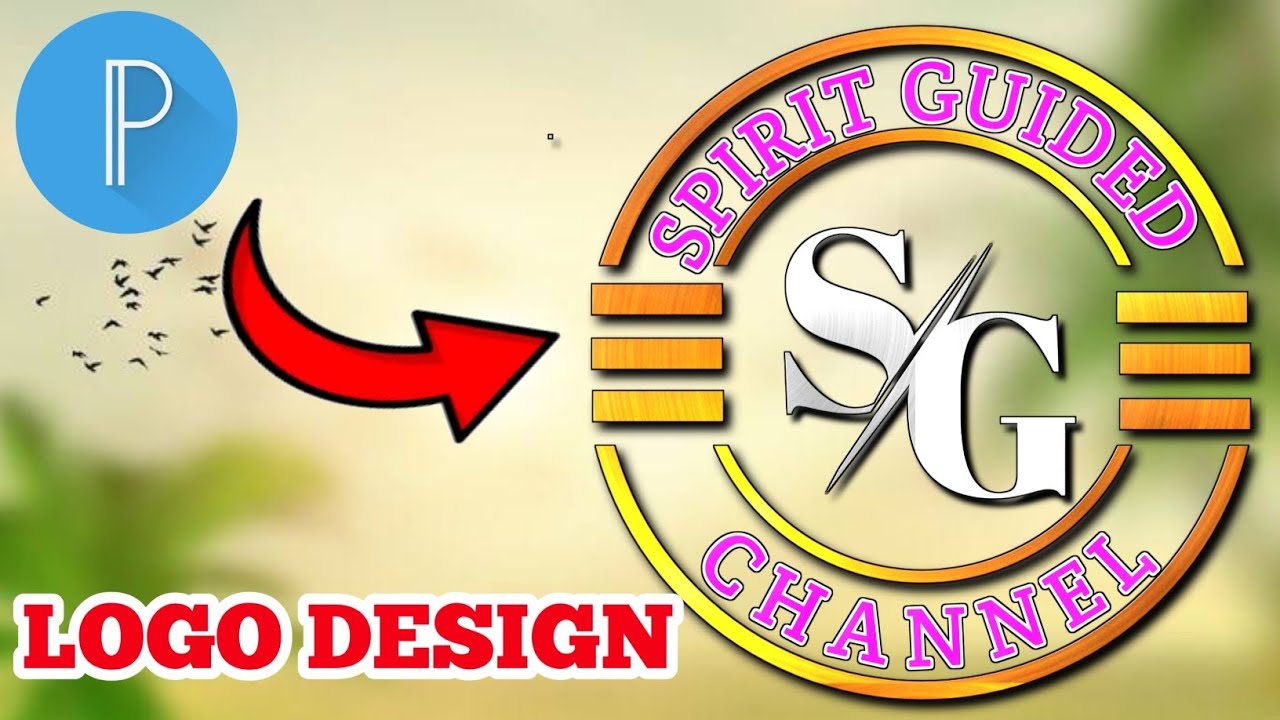 How to Create YouTube Channel Logo (2025) | Pixellab editing logo - YouTube