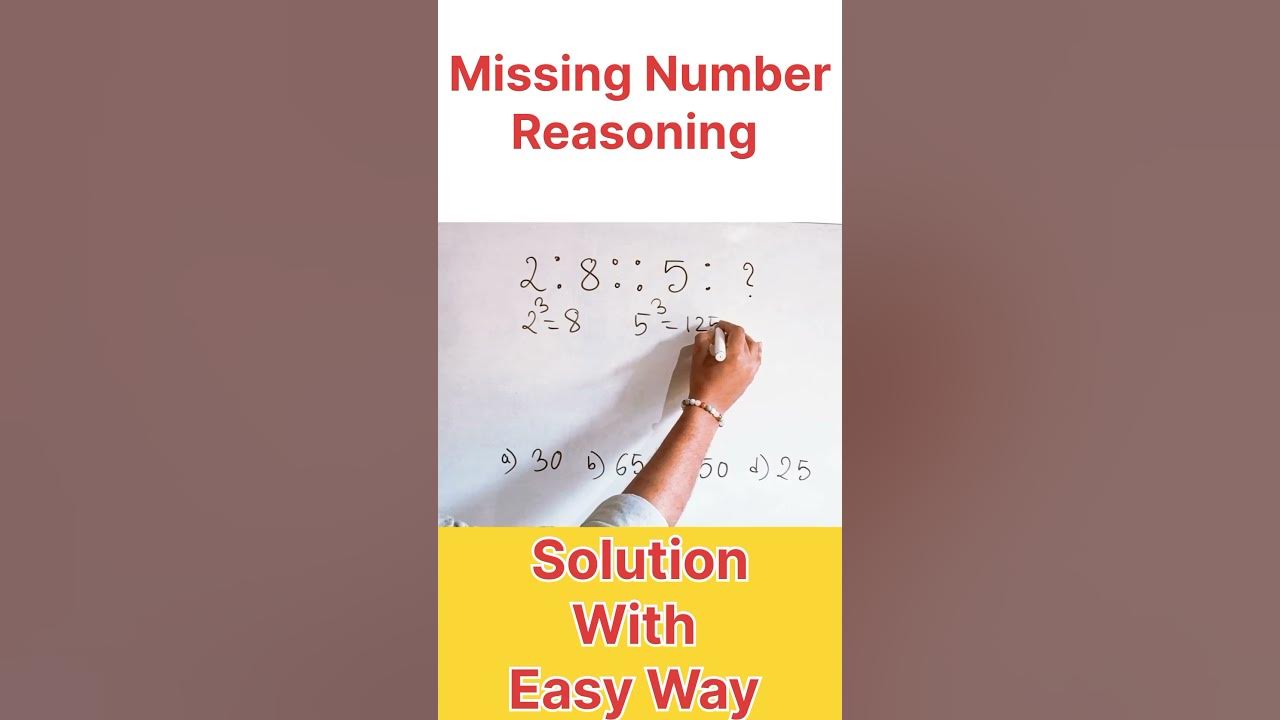 missing number/reasoning classes/how to find missing number/number analogy - YouTube